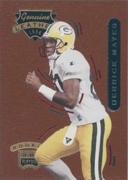 1996 Playoff Contenders Leather - Derrick Mayes #61 Accents (RC) for ...