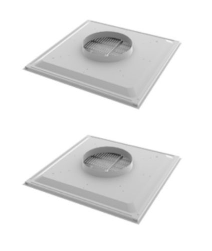 Titus PAR 10 X RND Steel Perforated Return Diffuser 24 x 24 ~ Pack of 2 ...