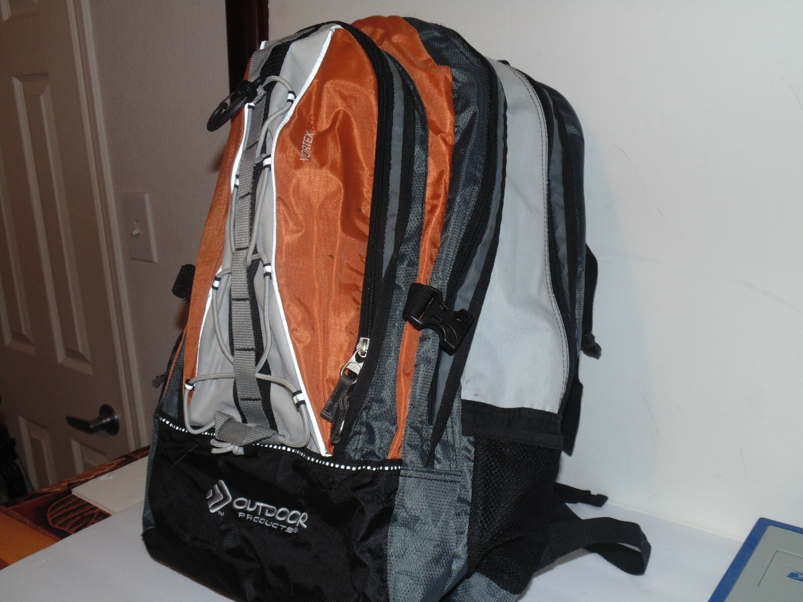 Outdoor SBS backpack sturdy. orange/blk/gry hiking | eBay