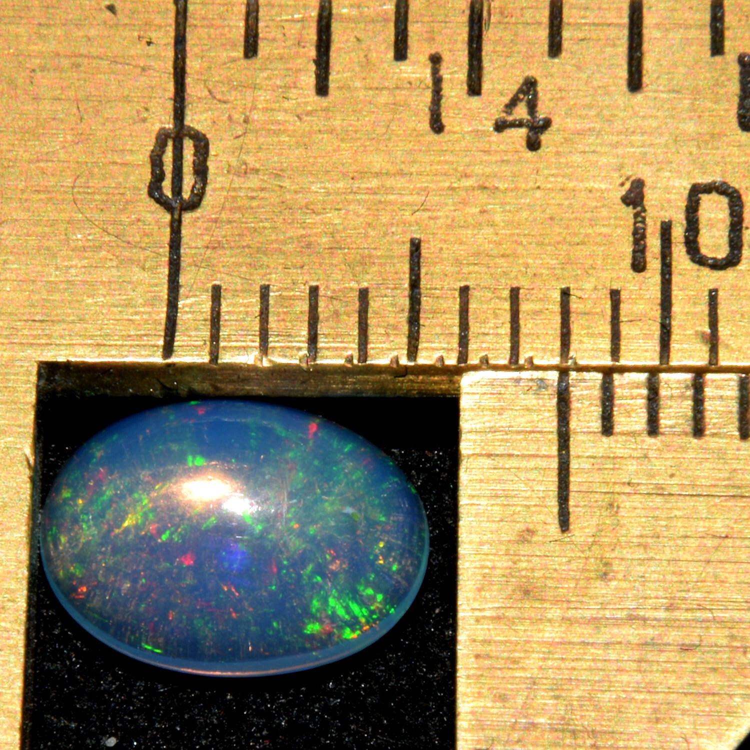 Ethiopian Fire Opal Natural Gemstone Oval Plain 0.70Ct 6x8mm Cabochon ...