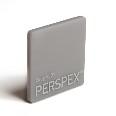 Perspex® Grey 9981 Cast Acrylic Plastic Sheets / Multi-packs / A5 A4 A3 ...