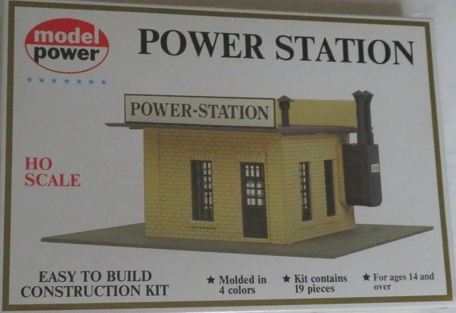 Model Power 443 HO Scale Power Station Building Kit - C3 for sale ...