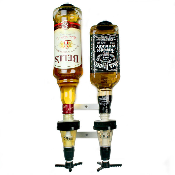 2 to 6 Bottle Optics Rotary and Wall Mount Stand Drinks Party Bar ...