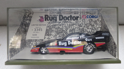 1/64 CORGI NHRA DRAG RACING RUG DOCTOR JIM EPLER FUNNY CAR #38201 OLD ...