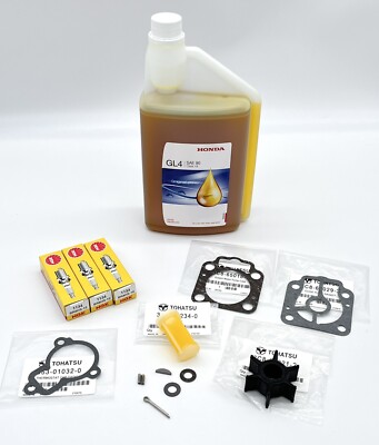 Tohatsu M50D / M50D2 2-Stroke Outboard Service Kit (Impeller Spark Plug ...