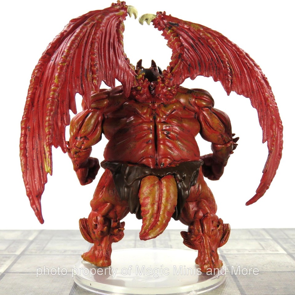 50th Anniversary ~ PIT FIEND 1E #31 D&D Icons of the Realms demon ...