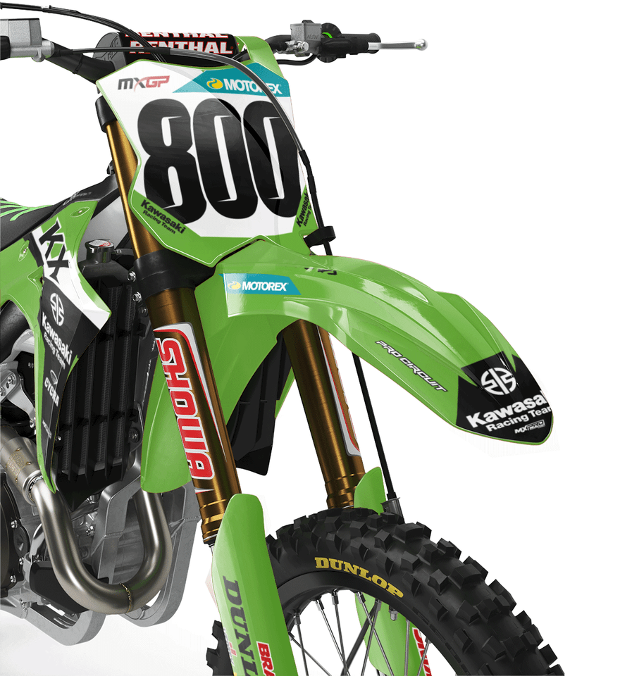 Fits Kawasaki KX450F (2024, 25, 2026 ) and KX250F (2025-2026) graphic ...
