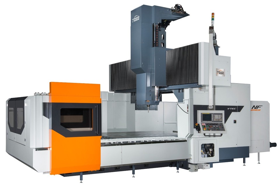 NEW Vtec by VisionWide NF-4223 Double Column Bridge Mill 60Tool ATC | eBay