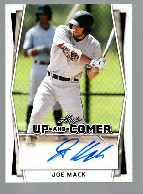 2022 Leaf Draft Up and Comer Autograph #UC-JM1 Joe Mack | eBay