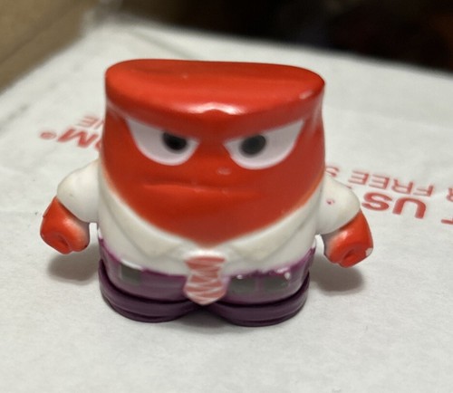 Disney Pixar Inside Out Figure Cake Topper Anger Red Angry PVC 1" | eBay