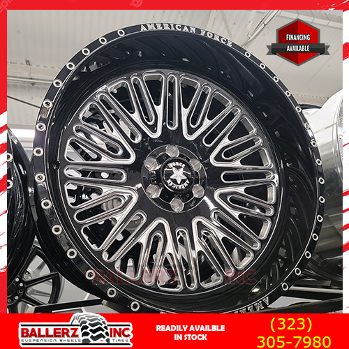 24x12 American Force Vantage 6x135/6x139.7 -44 Offset Wheel Tire Pkg ...