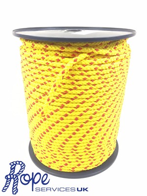 Yellow & Red floating safety life line buoy line rope 6mm 8mm 10mm 12mm ...
