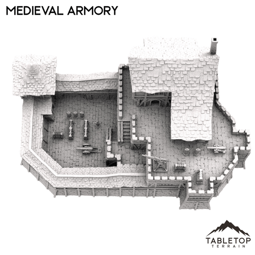 Medieval Armory - Fantasy Tabletop Terrain | eBay