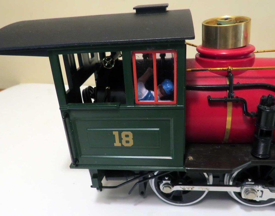 LGB 2018D G-Gauge Mogul Steam Engine w/ Steamer #18 2-6-0 Train in Box ...