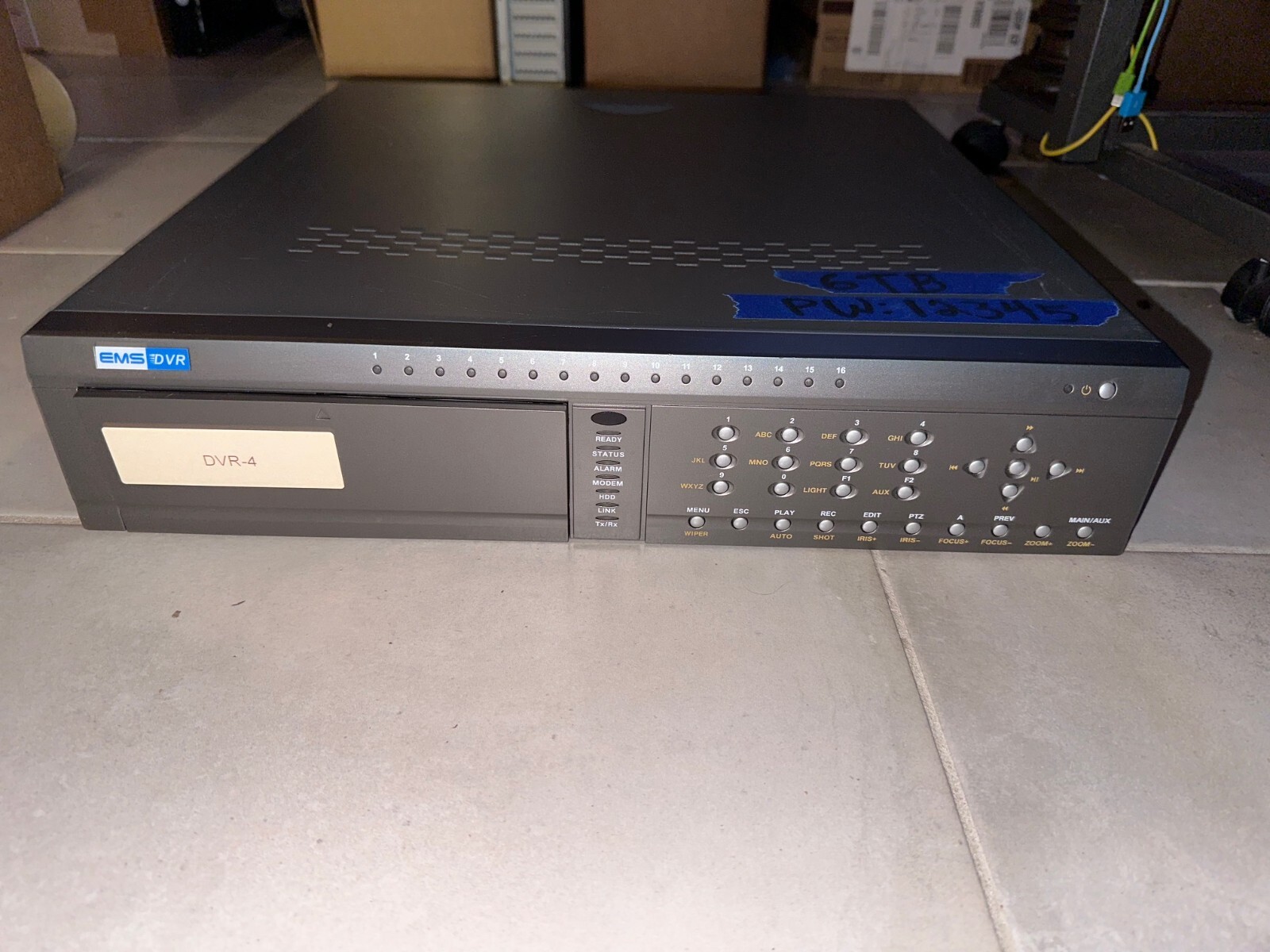 EMS DVR Commercial Security Camera System 6TB 16 Channel DVR V2.1 For ...