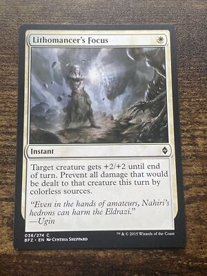 Lithomancer's Focus 38/274 Battle for Zendikar Magic MTG L9921* | eBay