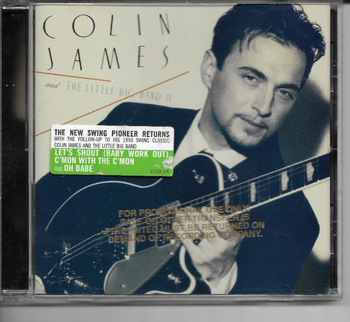 Colin James and the little big band 2 CD promotional copy "Rare" ex con ...