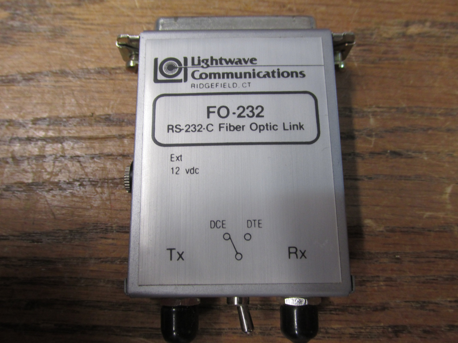 Lightwave Communications Fo-232 Fiber Transmitter With 30ft Connection ...