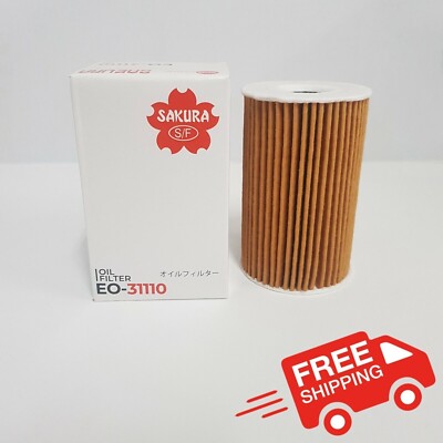 Sakura Ecological Oil Filter (EO-31110) FITS R2701P WCO142 03L115466 ...