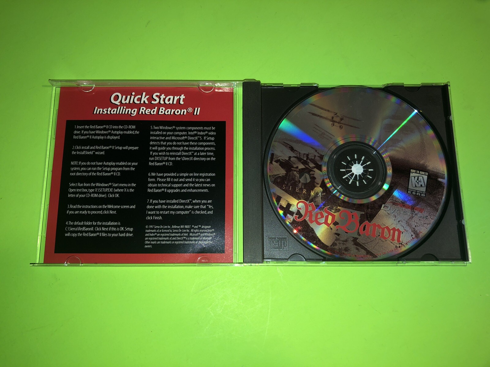 Red Baron II CD-ROM GAME for PC by Sierra And Dynamix! 20626836807| eBay