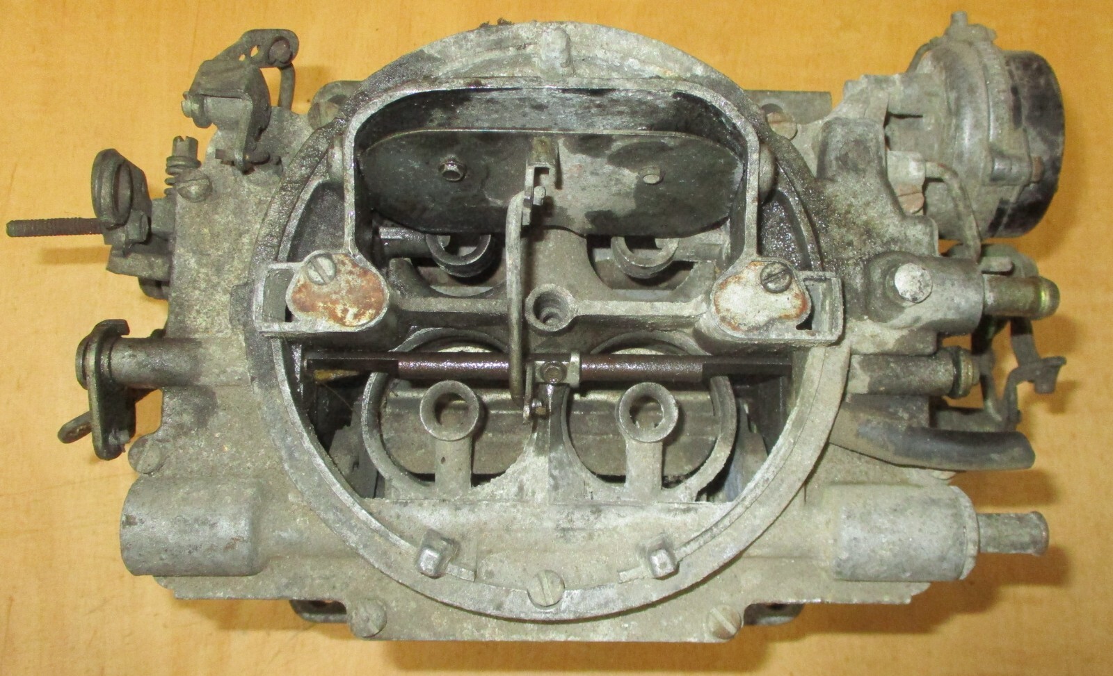 USED 4 BARREL CARTER CARBURETOR 9635S 4D4 625 CFM C4-AFB ELECTRIC CHOKE ...