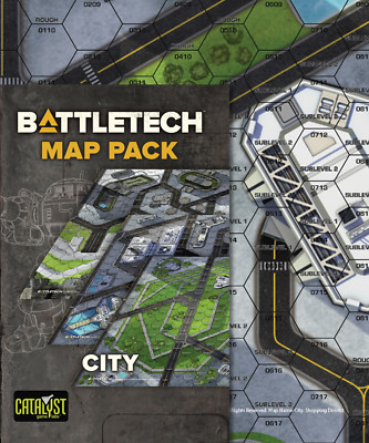 BATTLETECH Map Pack City Double Sided Paper Maps NEW | eBay