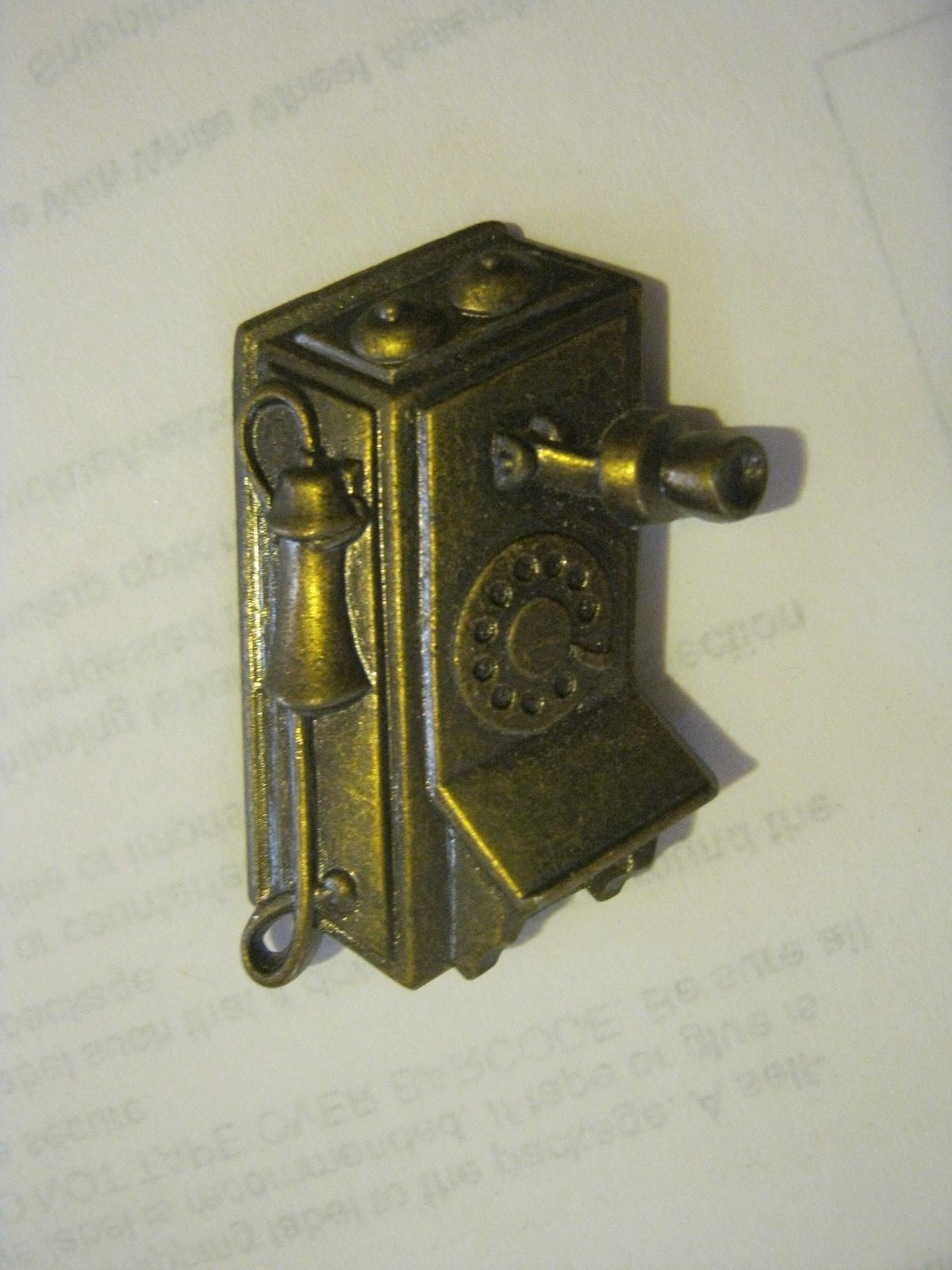 Brass Telephone Refrigerator Magnet, 2" tall (002-3) | eBay