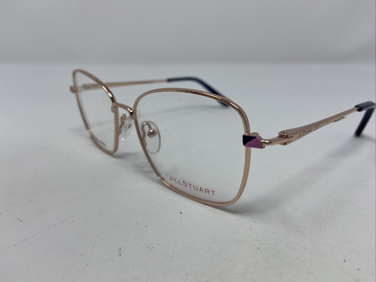 Jill Stuart JS 399-2 53-16-135 Rose Gold Metal Full Rim Eyeglasses ...