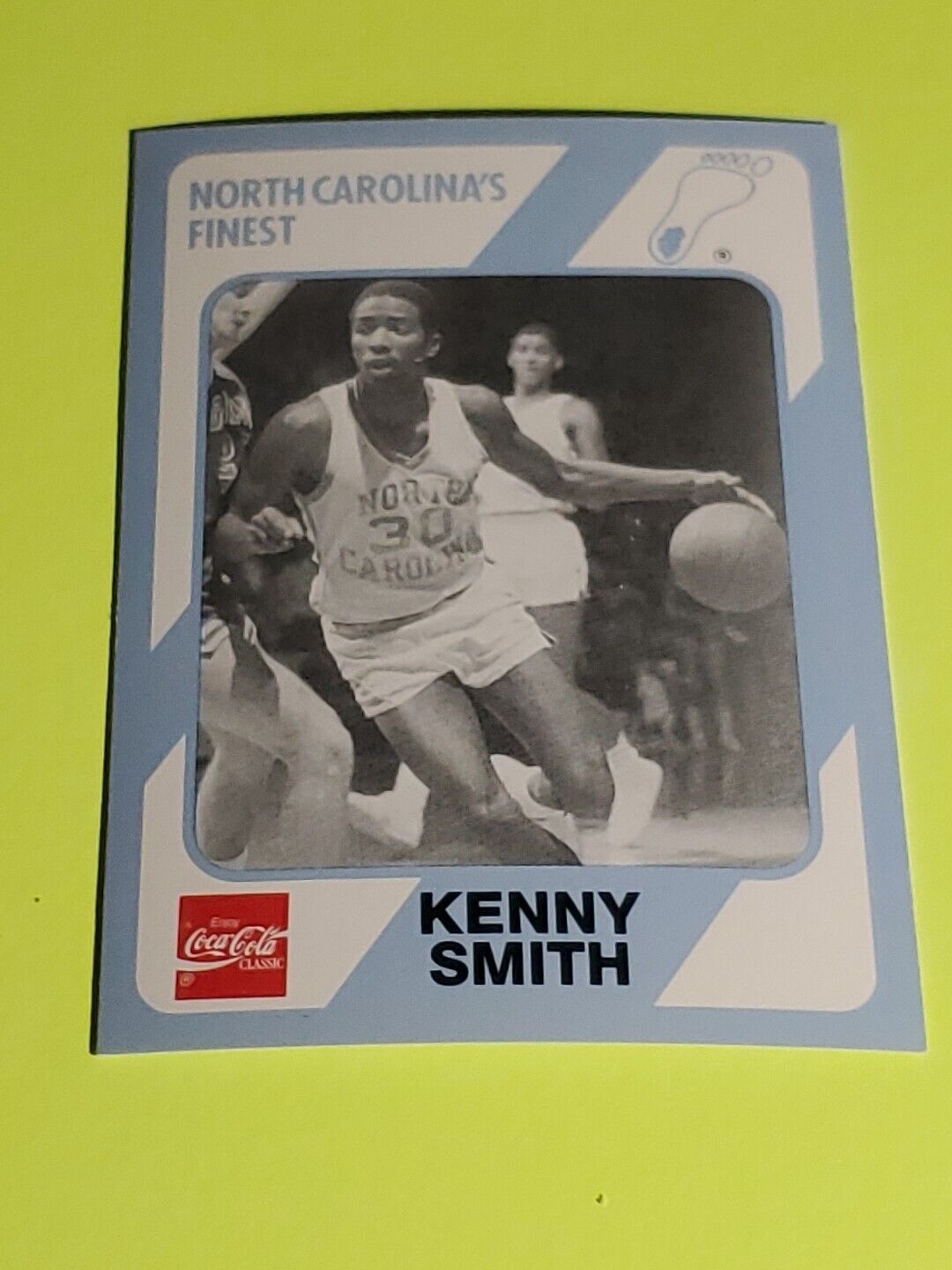 1989-90 Collegiate Collection Coca-Cola North Carolina's Finest Kenny ...