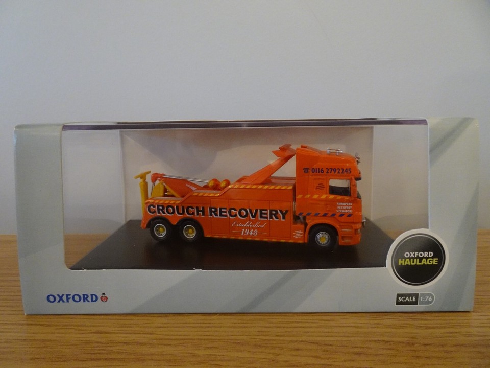 OXFORD CROUCH RECOVERY TRUCKING HELL SCANIA R WRECKER TRUCK MODEL ...