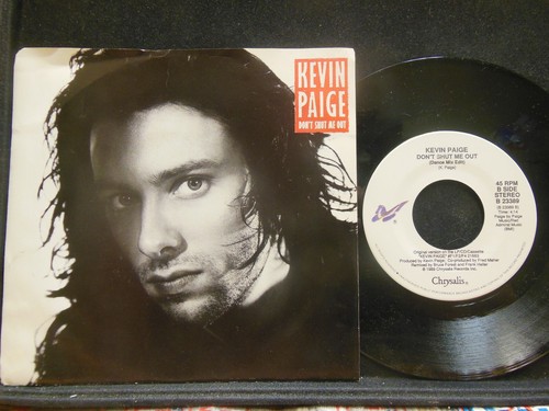 Kevin Paige – Don't Shut Me Out / Dance Mix, 45 RPM EX w/ PS (21H) | eBay