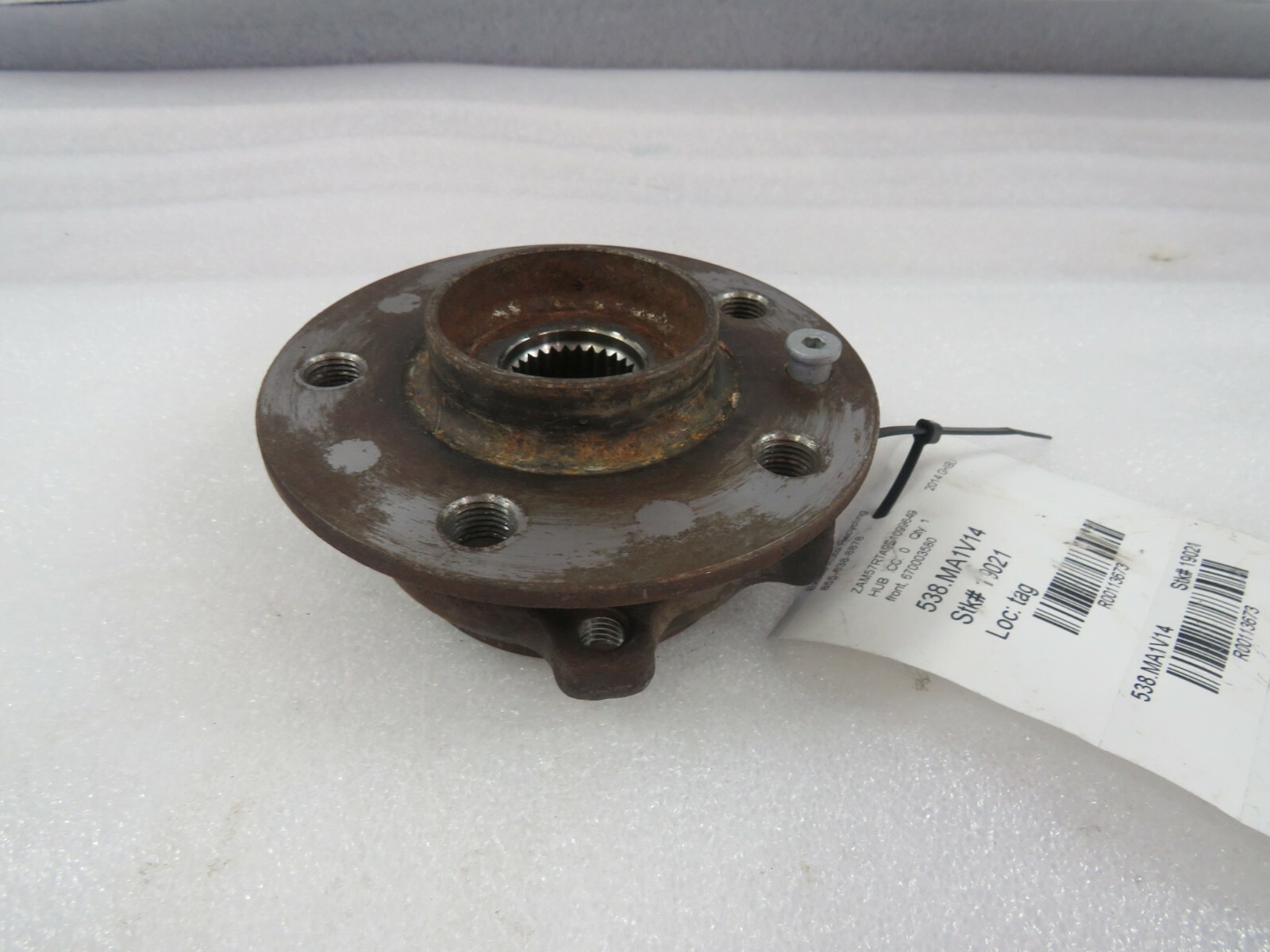 2014 Maserati Ghibli Q4, Front Wheel Hub Bearing, Used, P/N 670003580 ...