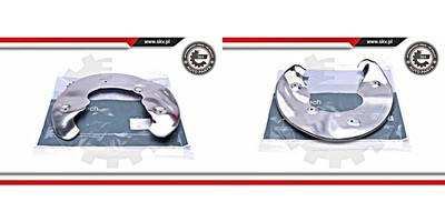 Front Brake Disc Splash Panels Pair SKV Fits AUDI A5 Sportback A4 ...