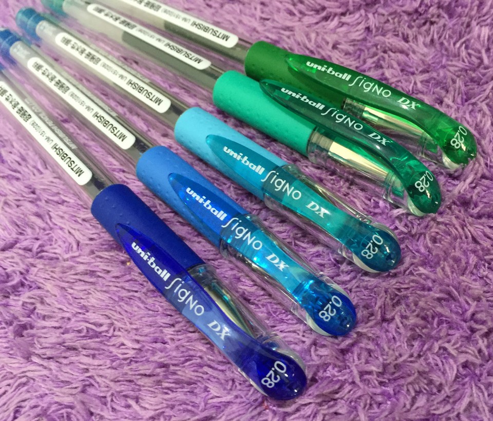 Uni-ball SIGNO DX Pens 0.28mm CHOOSE YOUR COLORS Uniball Japan UM-151 ...