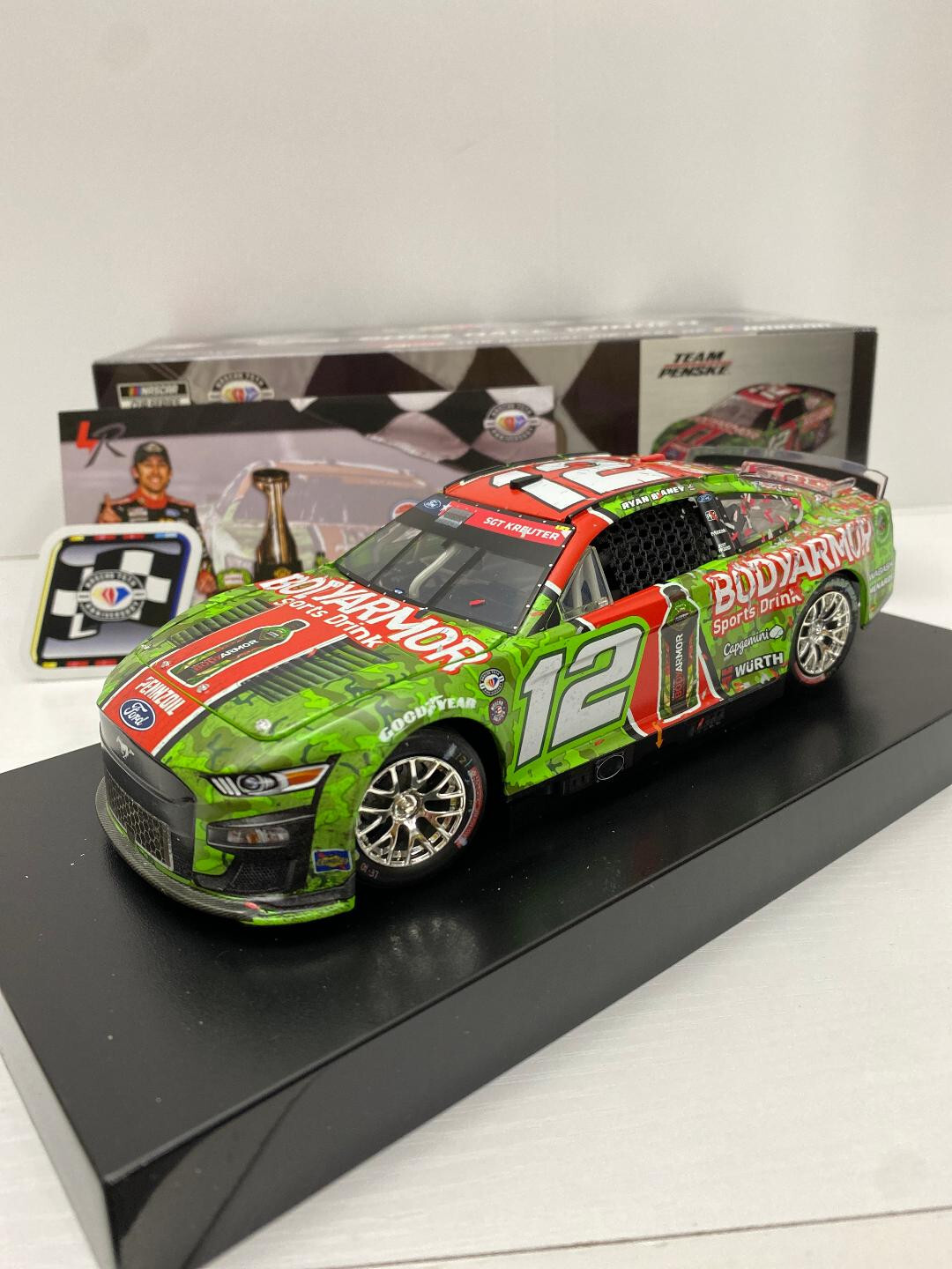 NASCAR 2023 RYAN BLANEY #12 CHARLOTTE WIN CAMO BODYARMOR 1/24 CAR | eBay