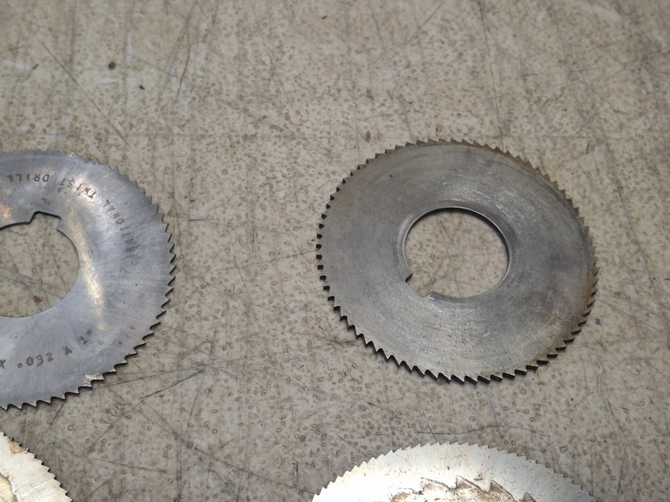 Lot of 16 Milling Cutters Blades for Vertical Horizontal Milling ...