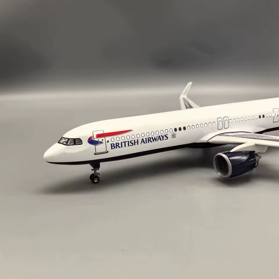 1/100 Scale Airplane Model - British Airways Airbus A321NEO NO LED Gift ...
