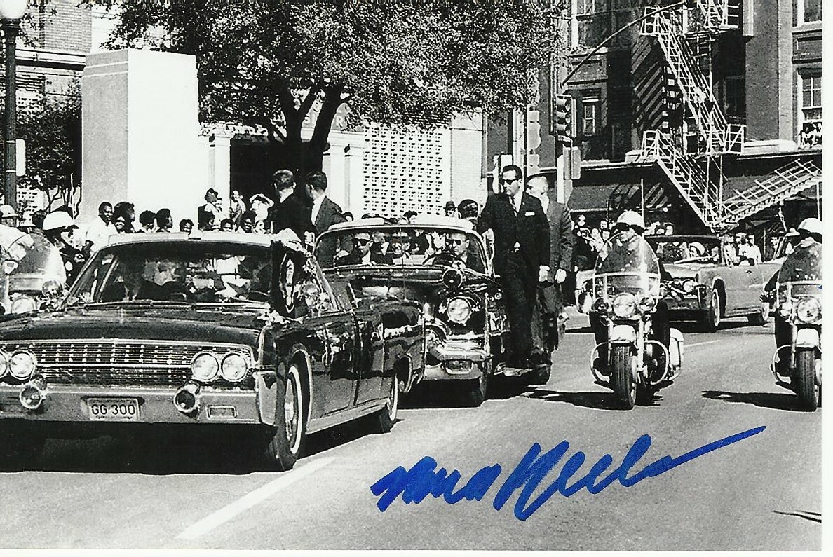WARREN "BUTCH" BURROUGHS Signed Photo JFK JOHN F KENNEDY ASSASSINATION ...