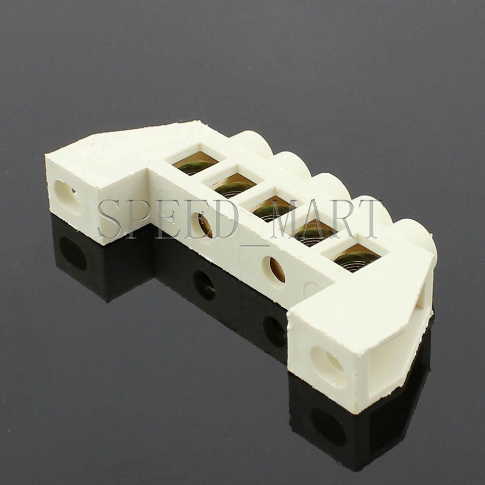 5 Positions 5 Holes Ground Wire Row Copper Terminal Block Bridge Type ...