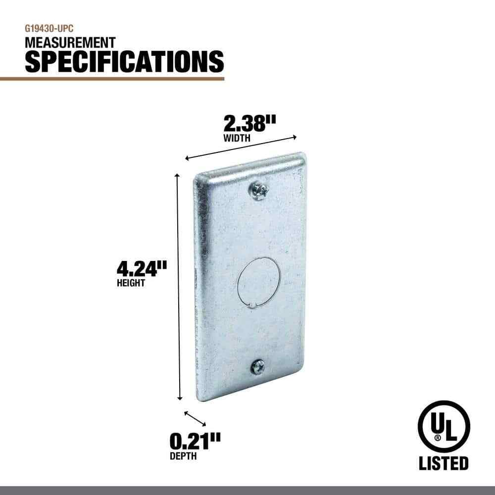 Handy Box Plate Dimensions