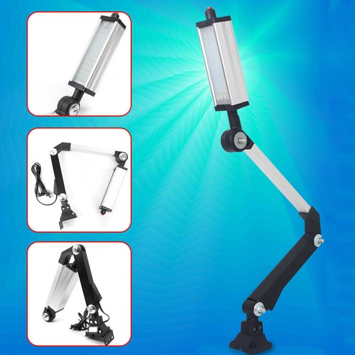 8W 8" Lathe LED Lighting Work Light Bench CNC Milling Grinder Machine ...