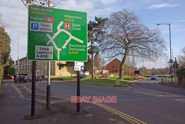 PHOTO BILTON ROAD RUGBY SHOWING THE JUNCTION BETWEEN BILTON ROAD AND ...