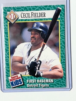 1990 Sports Illustrated for Kids #205 Cecil Fielder Detroit Tigers | eBay