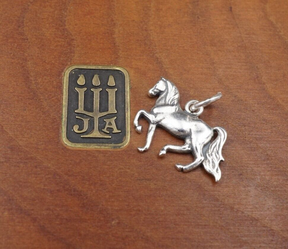 James Avery Running Prancing Horse 3D Sterling Silver… - Gem