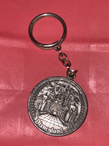Vintage Disneyland Castle Round Keychain Walt Disney Productions | eBay