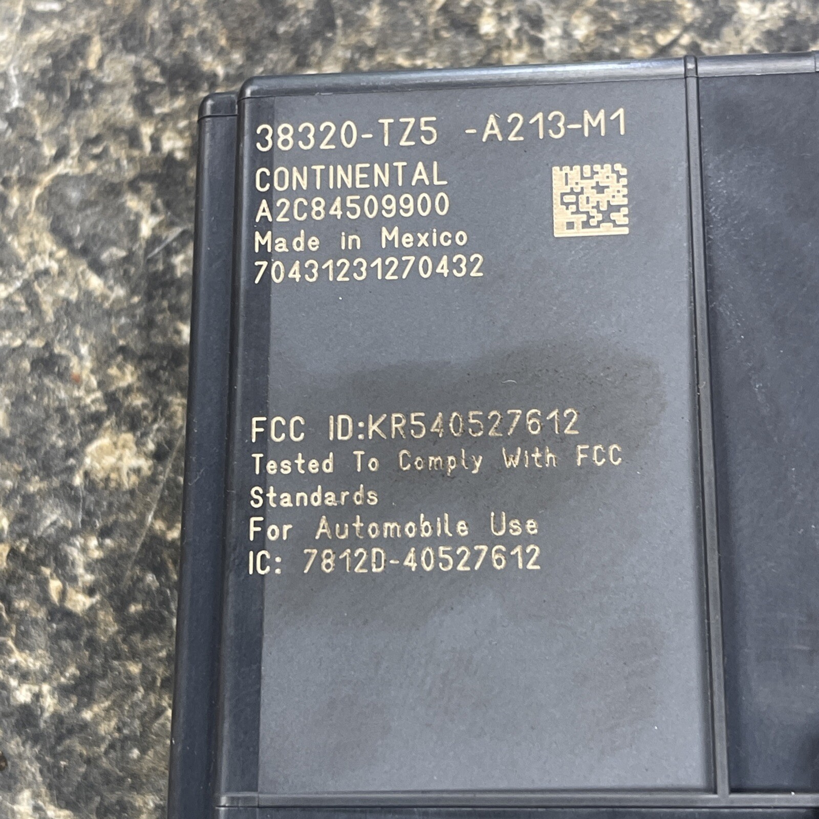 Security Smart Power Control Module 38320-TZ5-A213-M1 Acura MDX 2014 3 ...