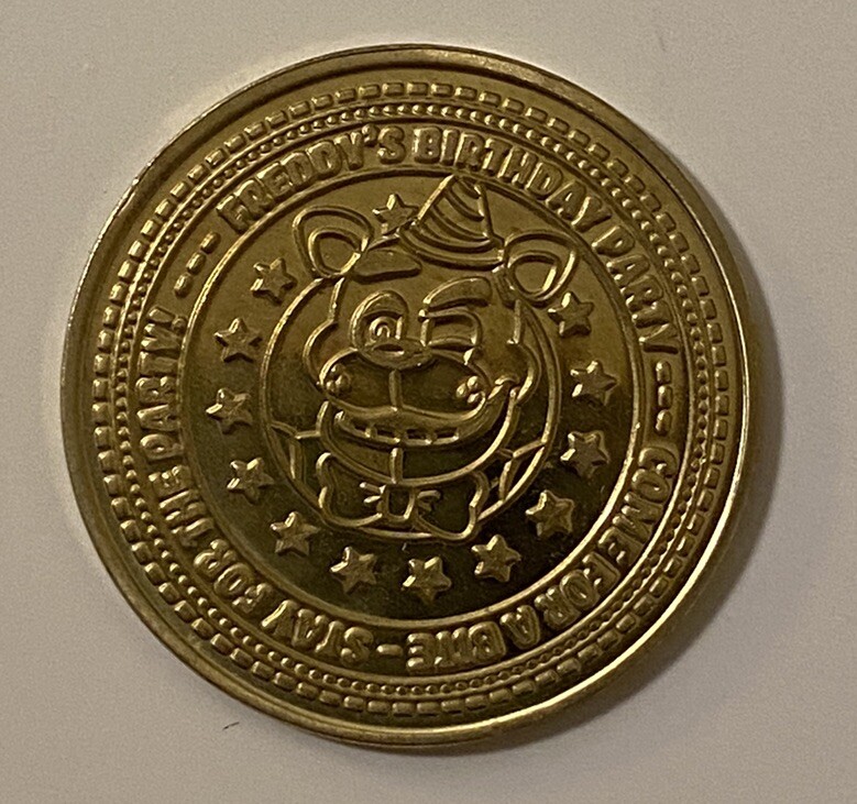 PAX West 2024 FNAF 10th Anniversary Freddy's Birthday Party Token Coin ...