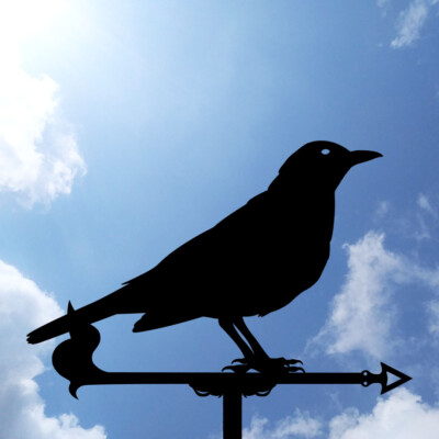 Crow Metal Weathervane, Weather Vane, raven home roof decor | eBay