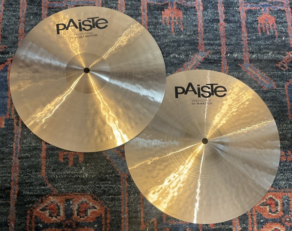 Paiste Signature Prototype 14" Hi-Hat Cymbals | eBay