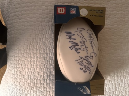 Packers football autographed by Paul Hornung, Jerry Kramer, Max McGee ...